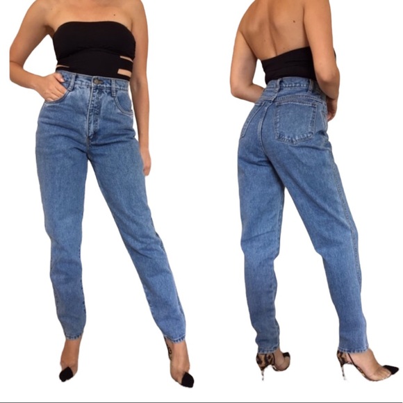 Rio | Jeans | Vintage Rio Blue Jeans Tapered Leg 6 Juniors 98s | Poshmark